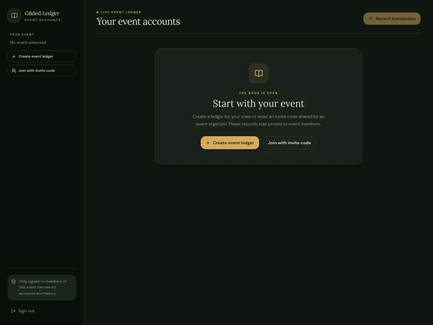 LARP Ledger Pro