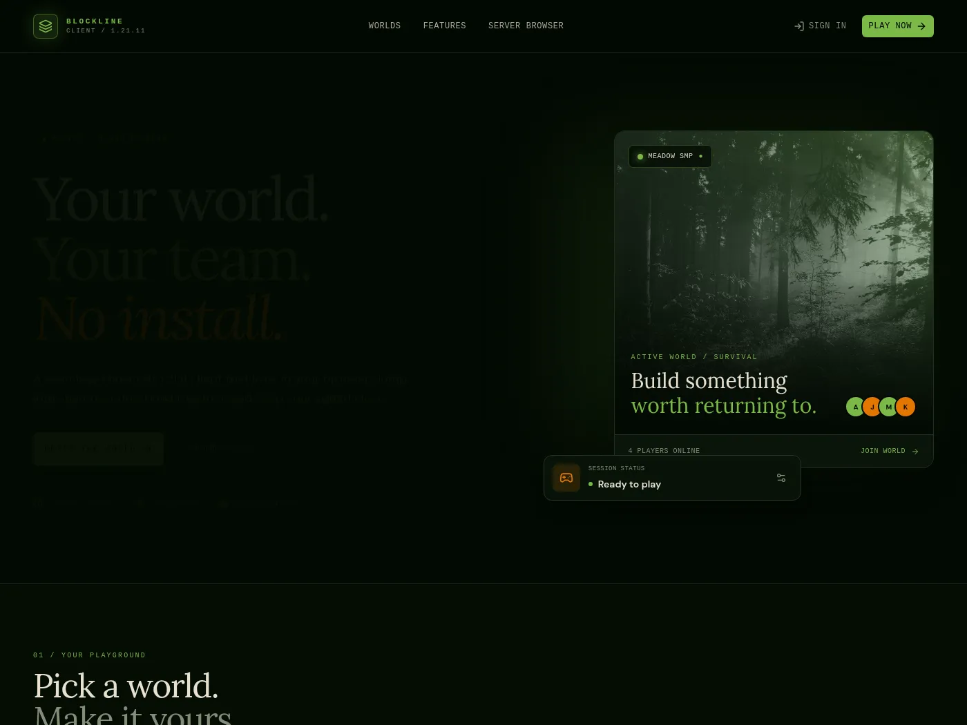 Web Minecraft Client