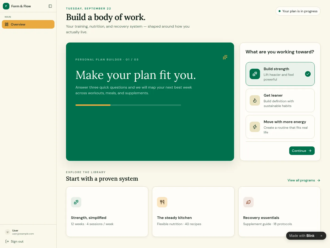 FitPlan Marketplace