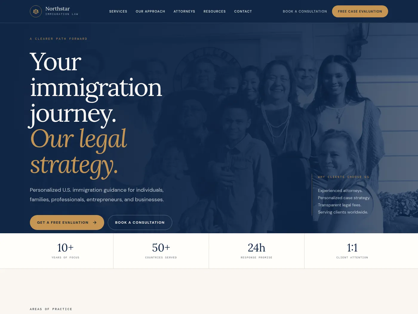 Immigration Law Firm Site