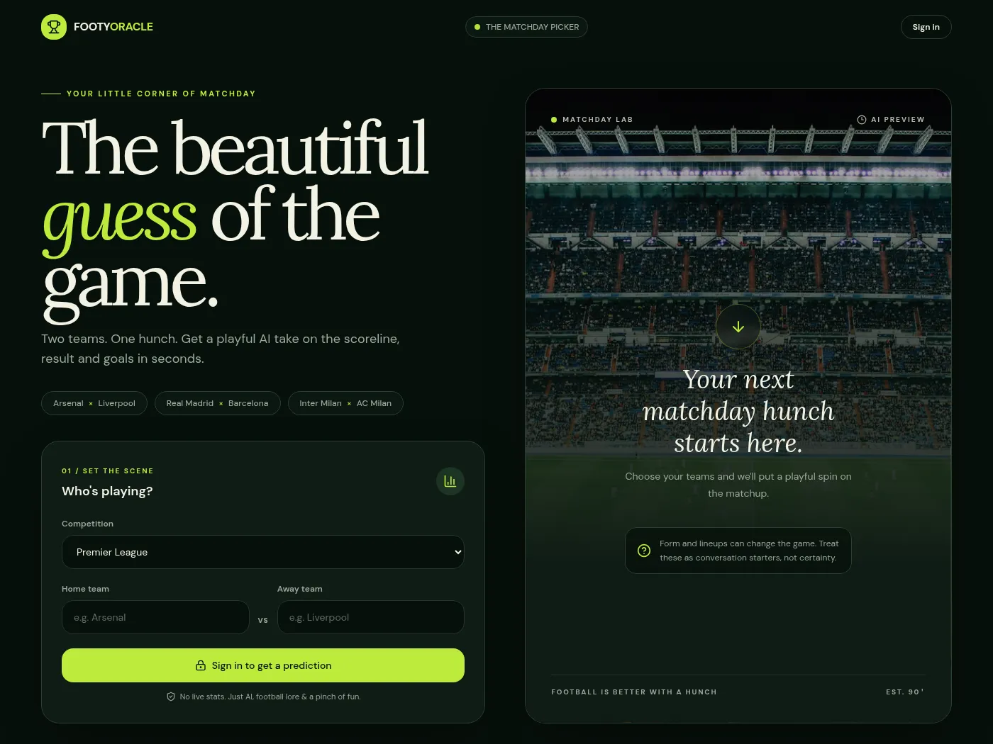 Footy Predictor Bot
