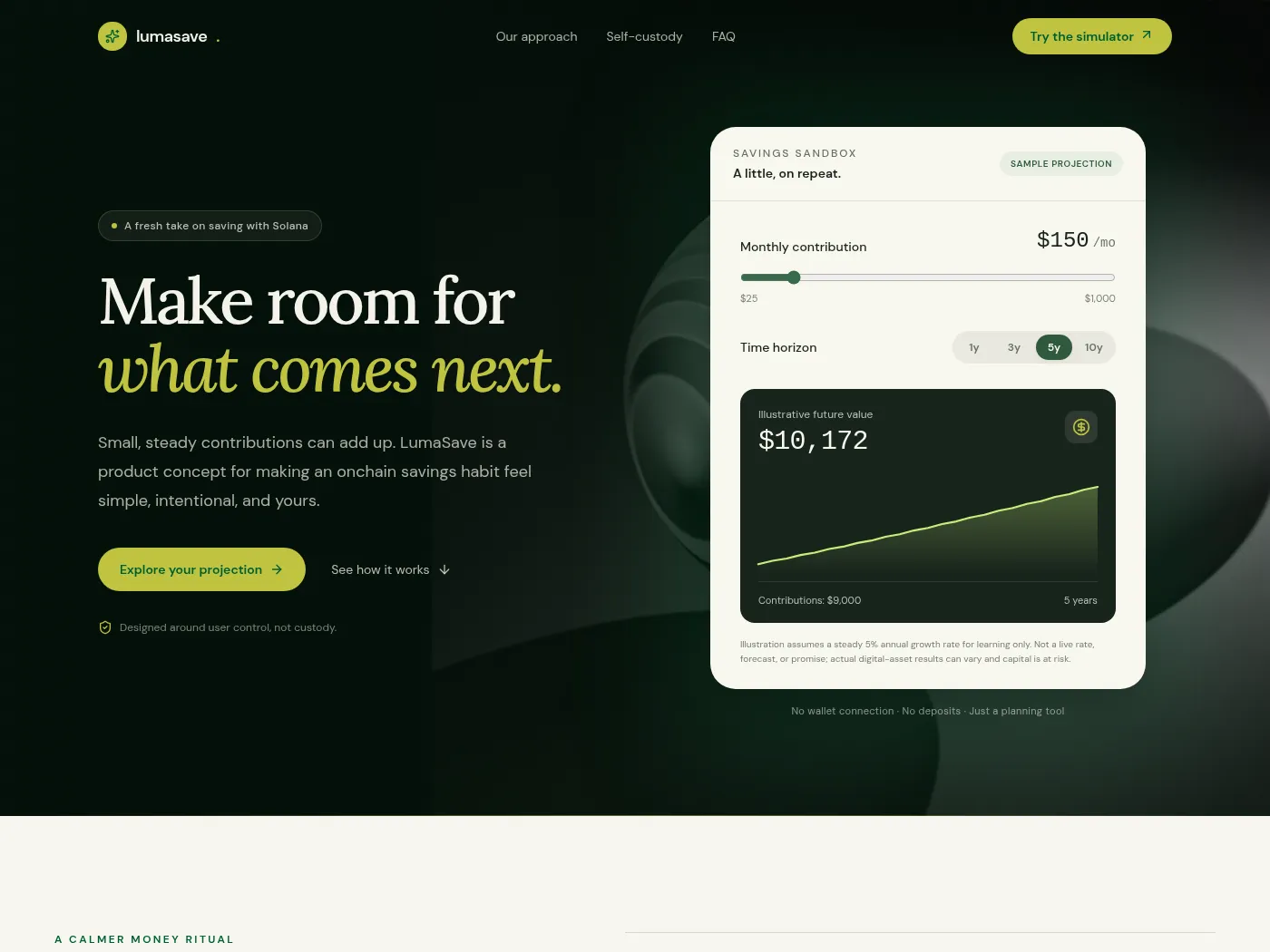 Solana Saver Hub