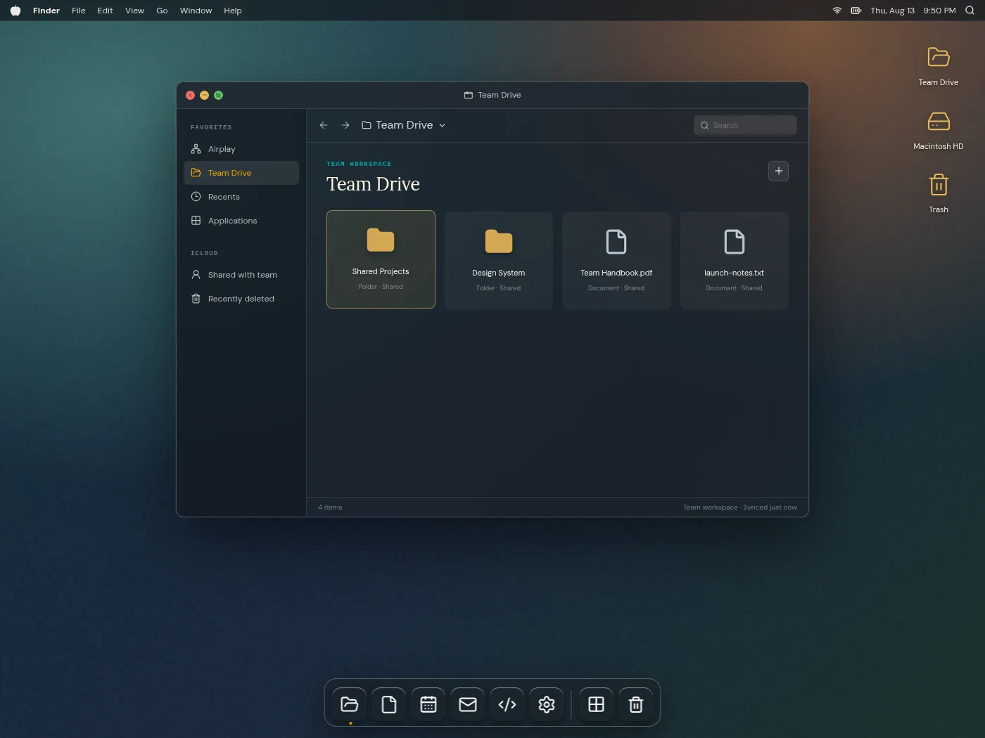 MacOS Web Simulator