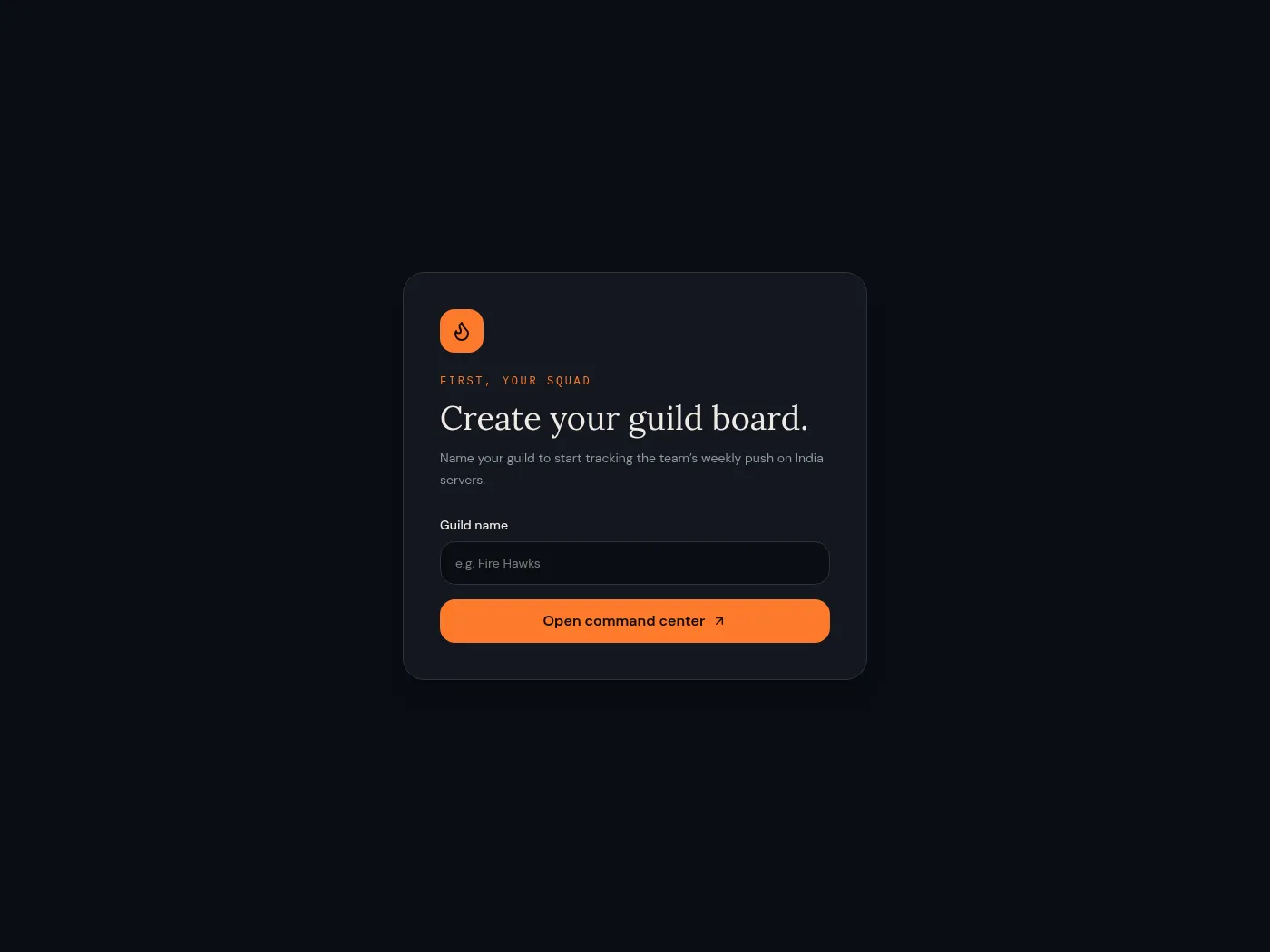 GuildFire Assistant