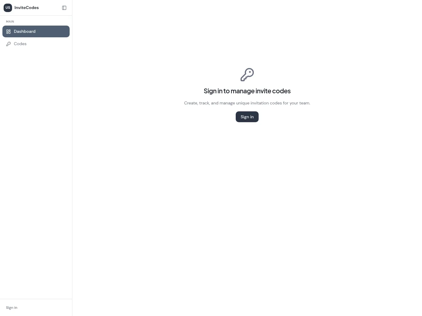 InviteCode Manager