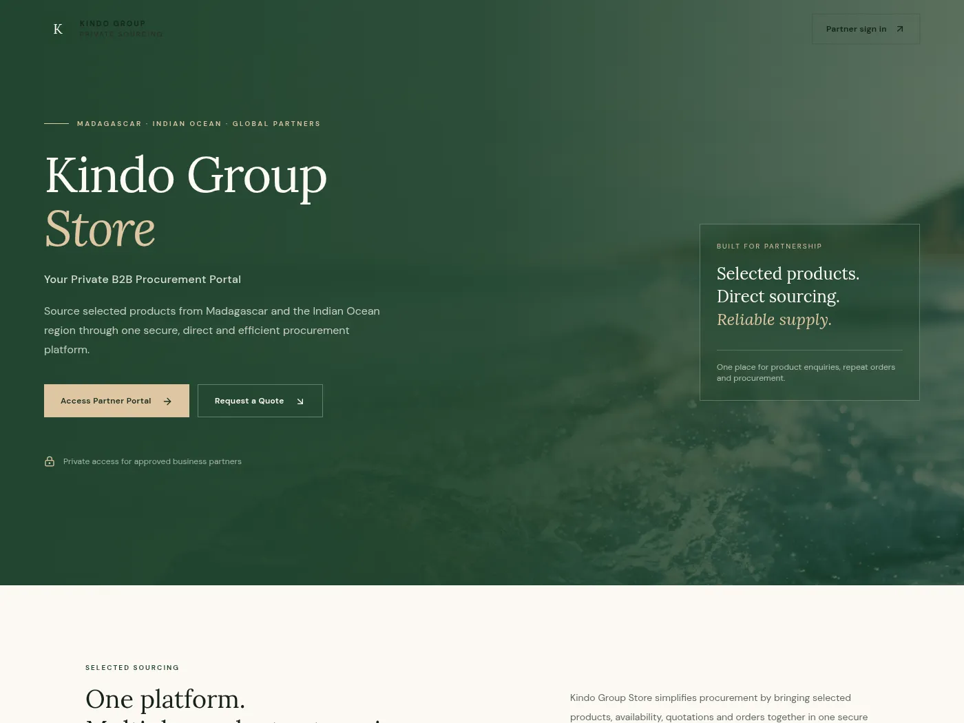 Kindo Group B2B Store