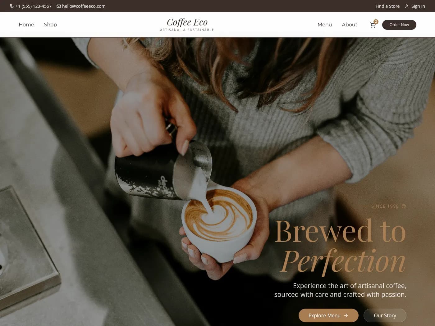 Coffee Eco Luxe Web