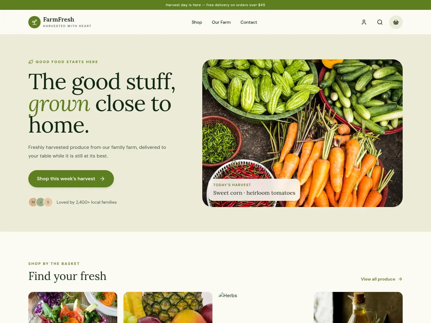 FarmFresh E-Commerce