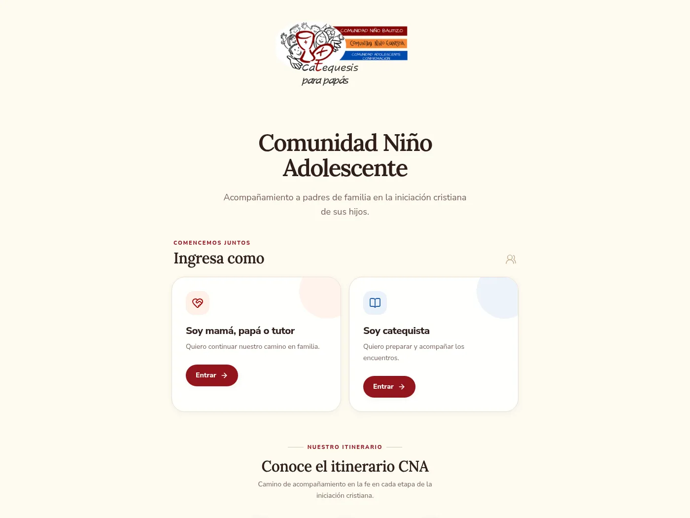 CNA Comunidad Home