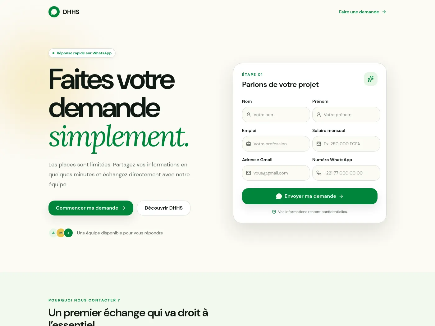 WhatsForm Pro Landing