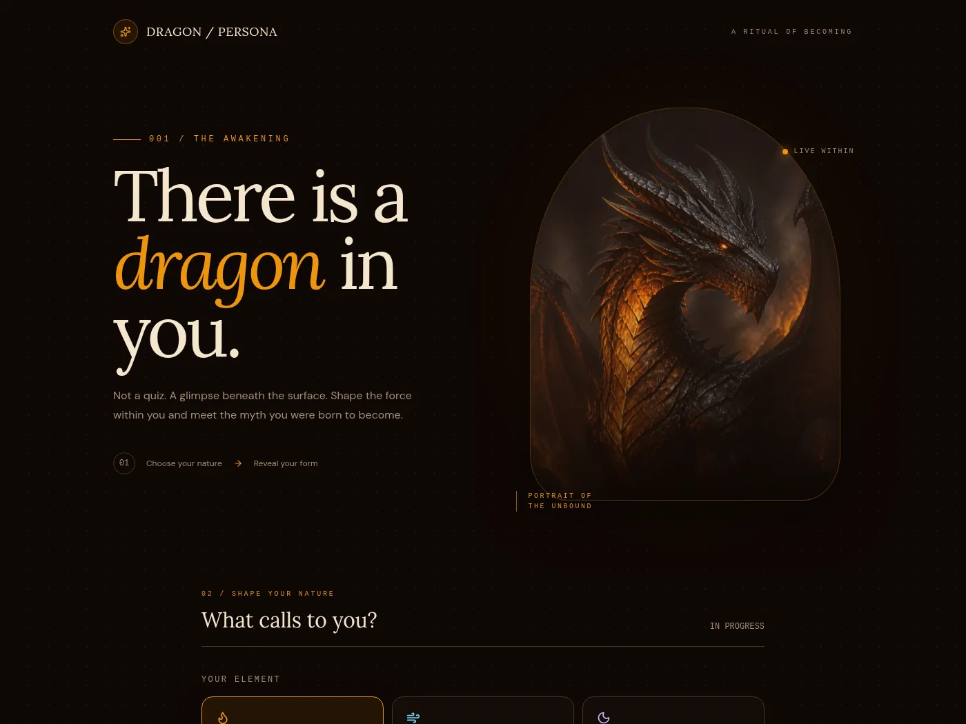 Dragon Persona App