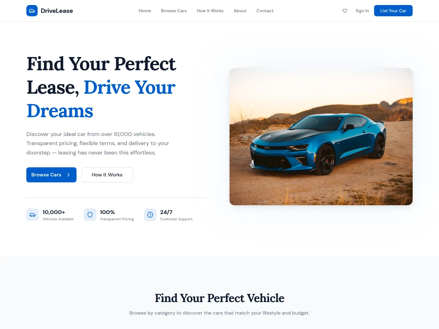 DriveLease Web Portal