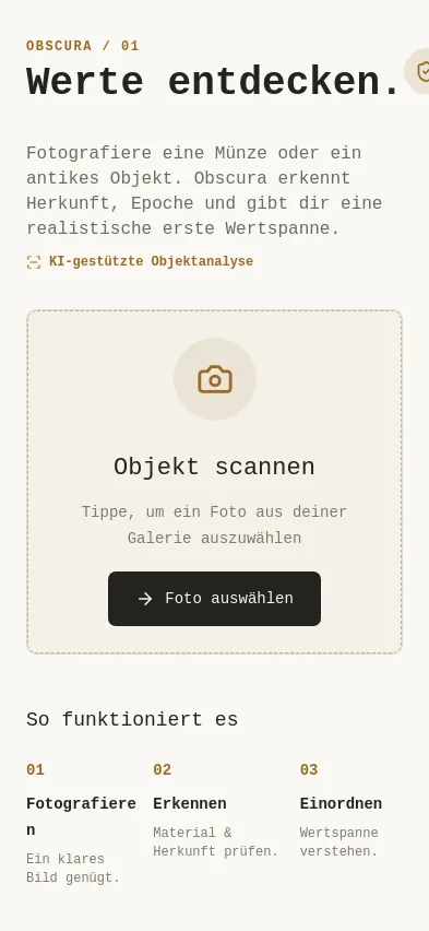 Antique & Coin Scanner