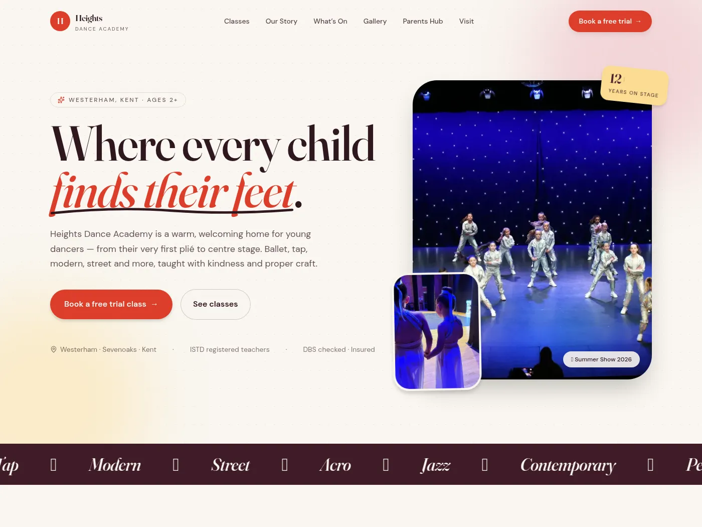 Heights Dance Academy Refresh