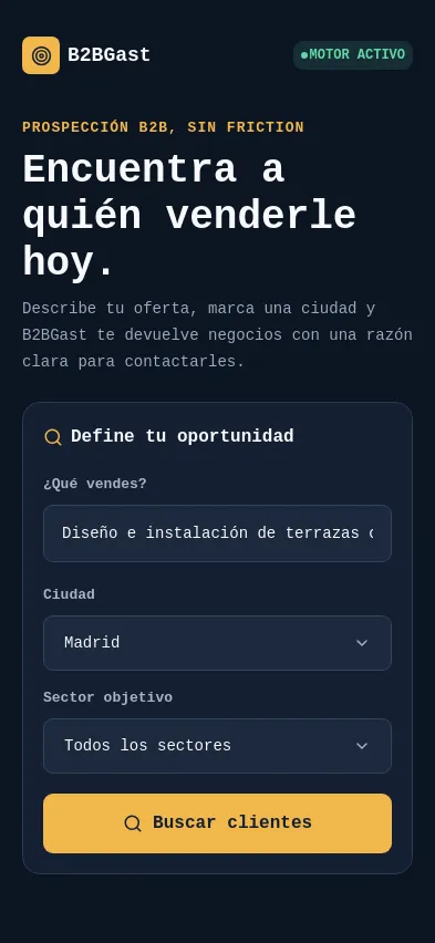 B2BGast Lead Finder