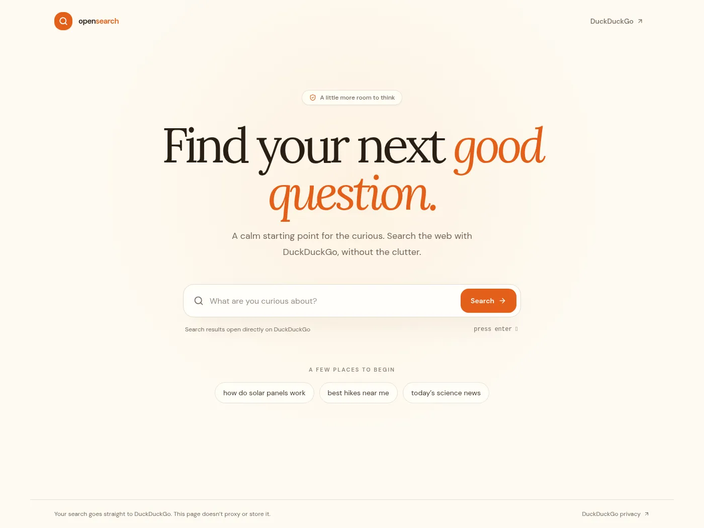 DuckDuckGo Proxy Portal