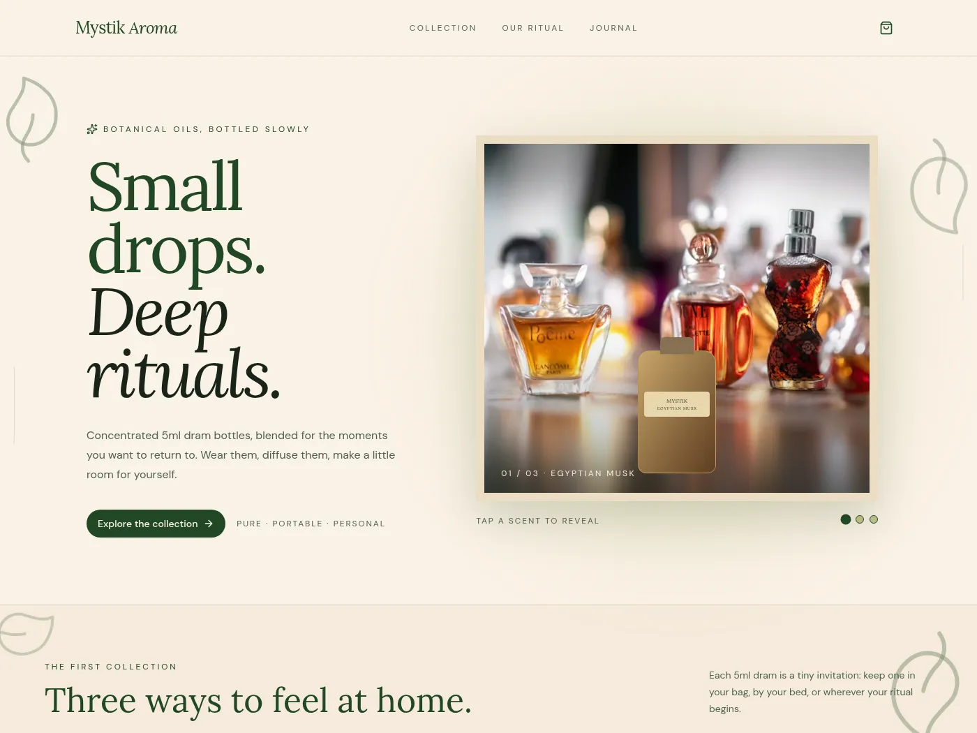 Mystik Aroma Oils Page