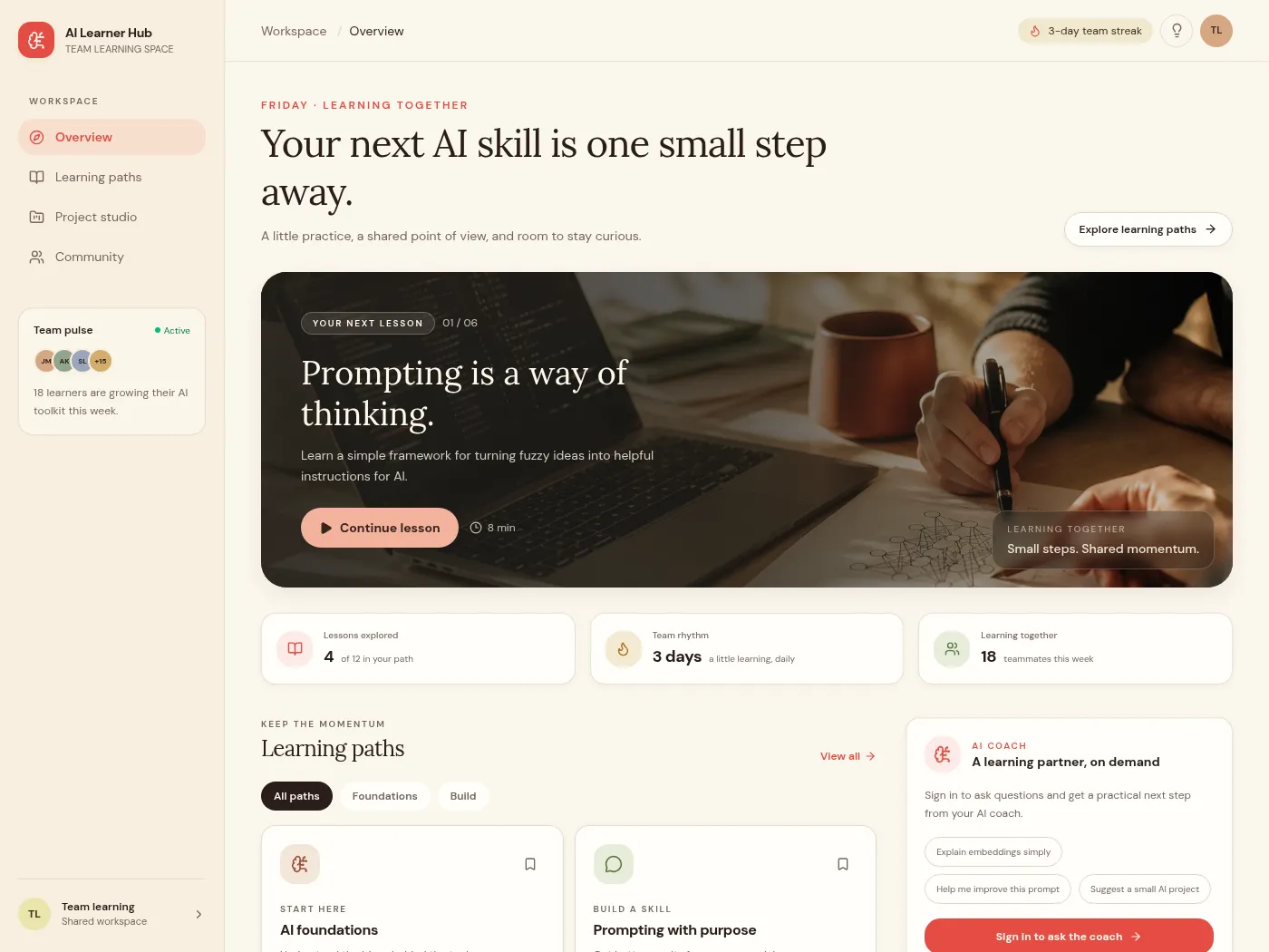 AI Learner Hub