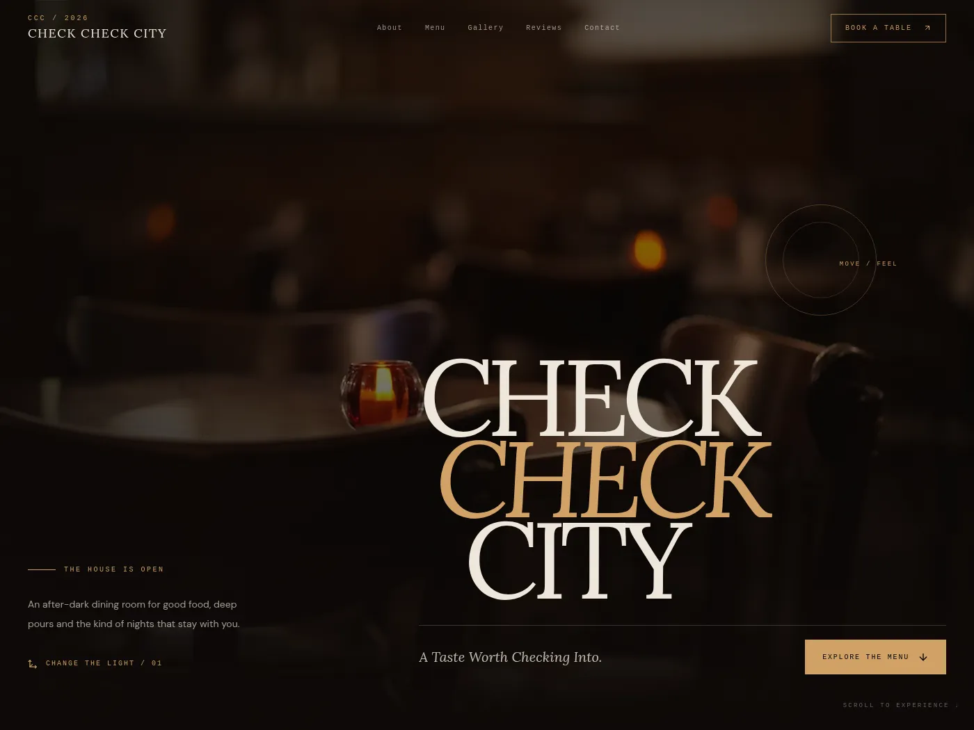 Check Check City Web Experience