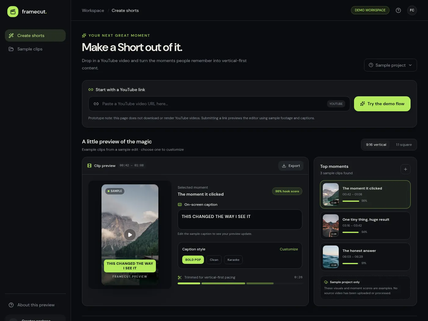 YouTube Shorts Maker