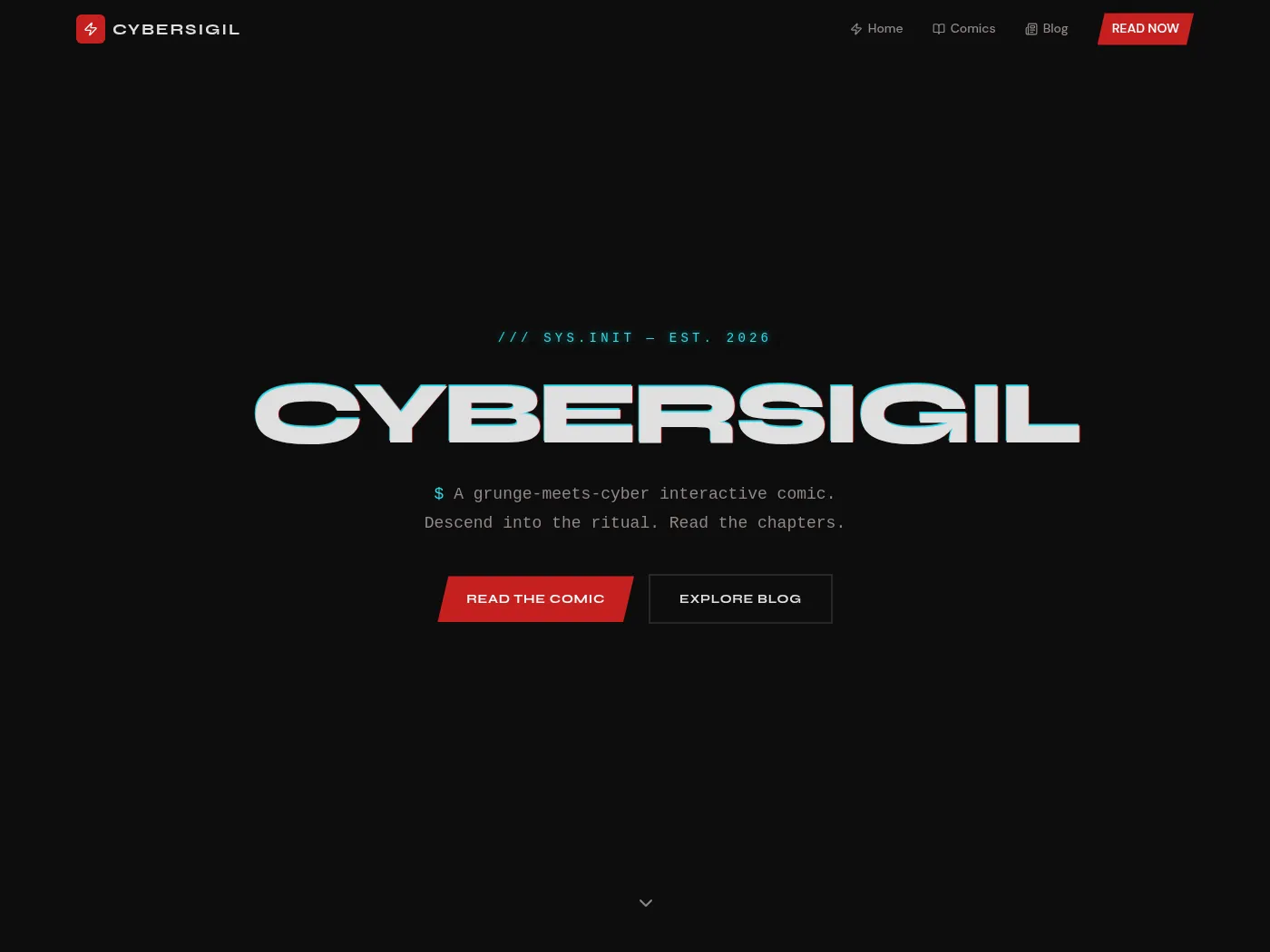 Cybersigil Comic Portal
