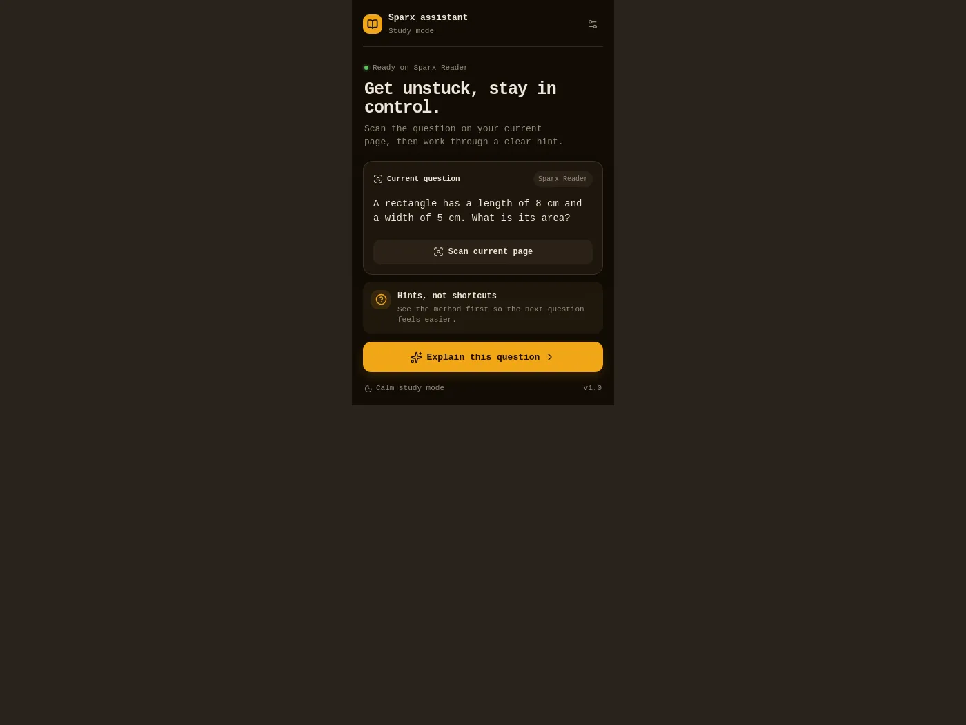 Sparx AI Study Assistant