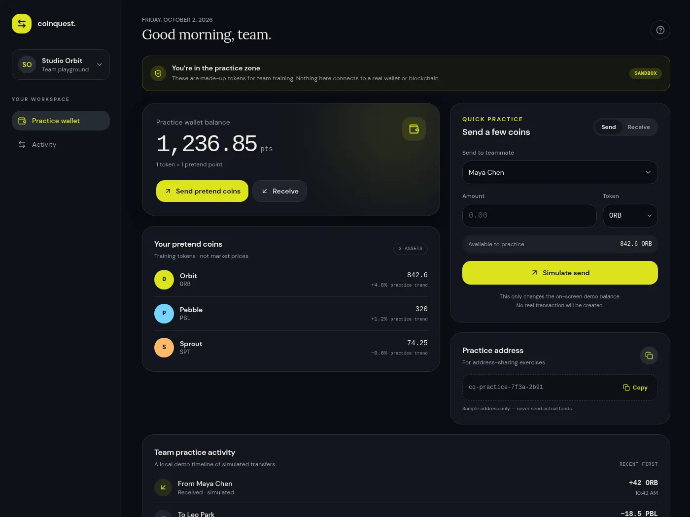 Crypto Wallet Playground