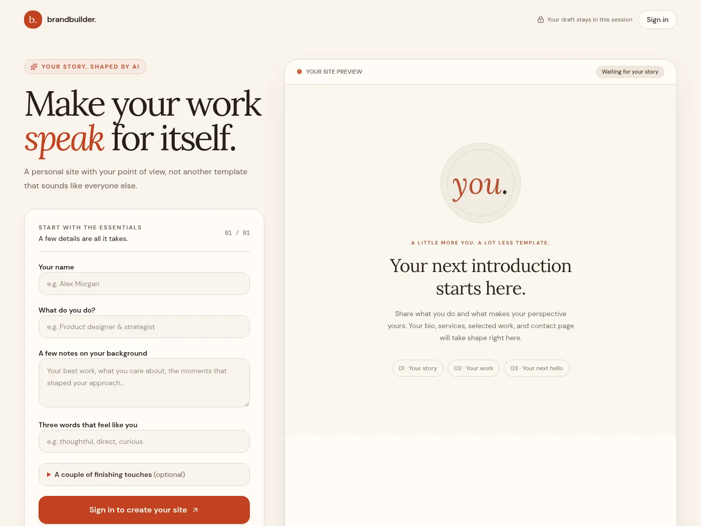 BrandBuilder AI