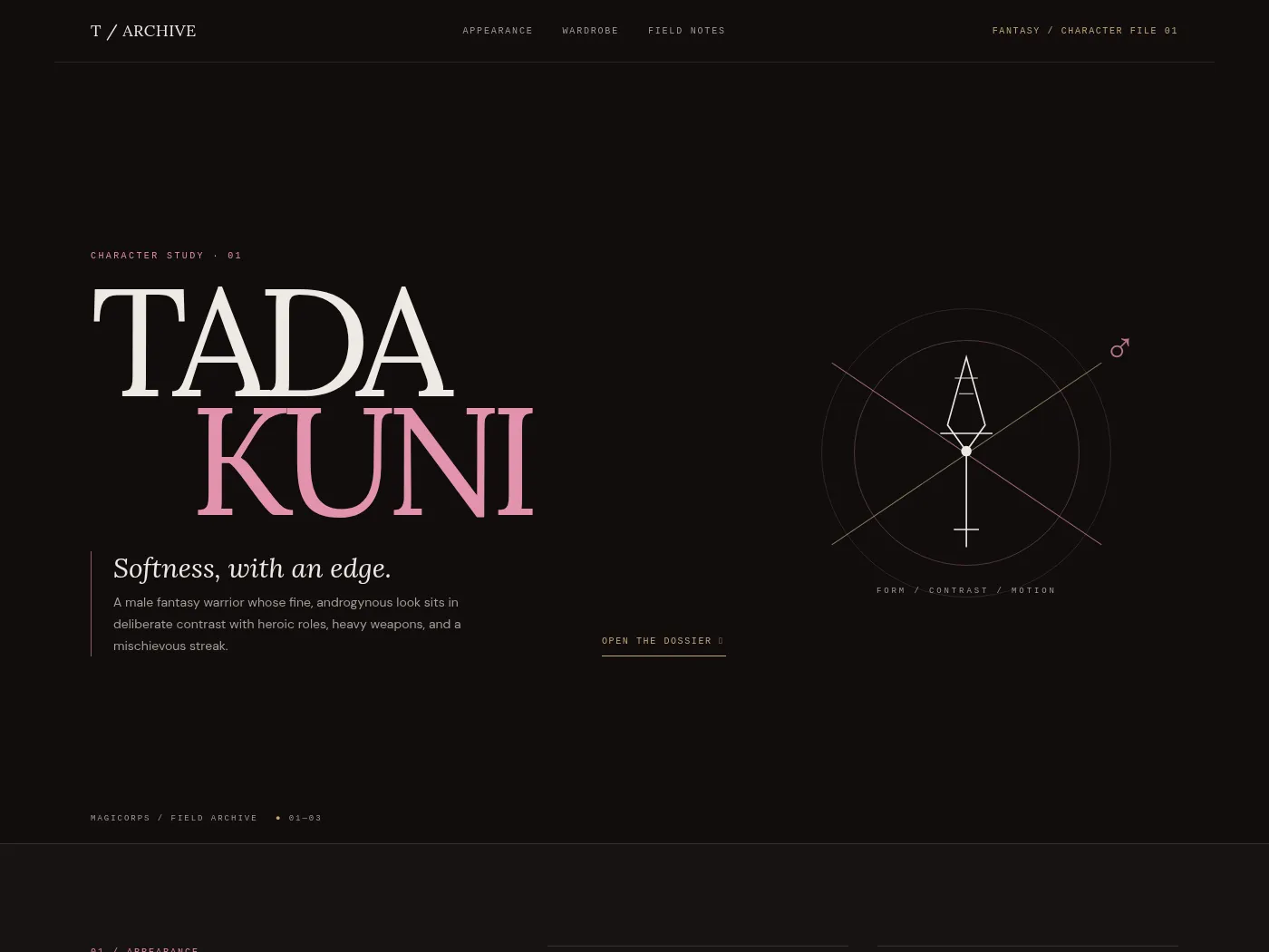 Tadakuni Fantasy Profile