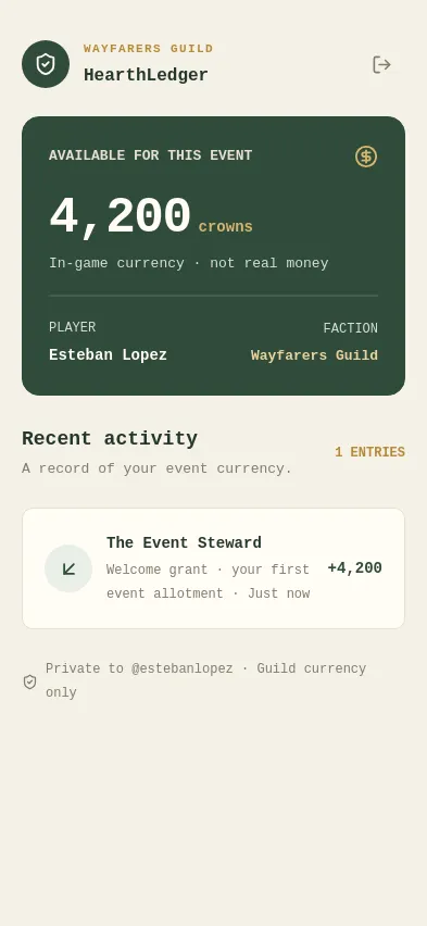 LARP Wallet Mobile