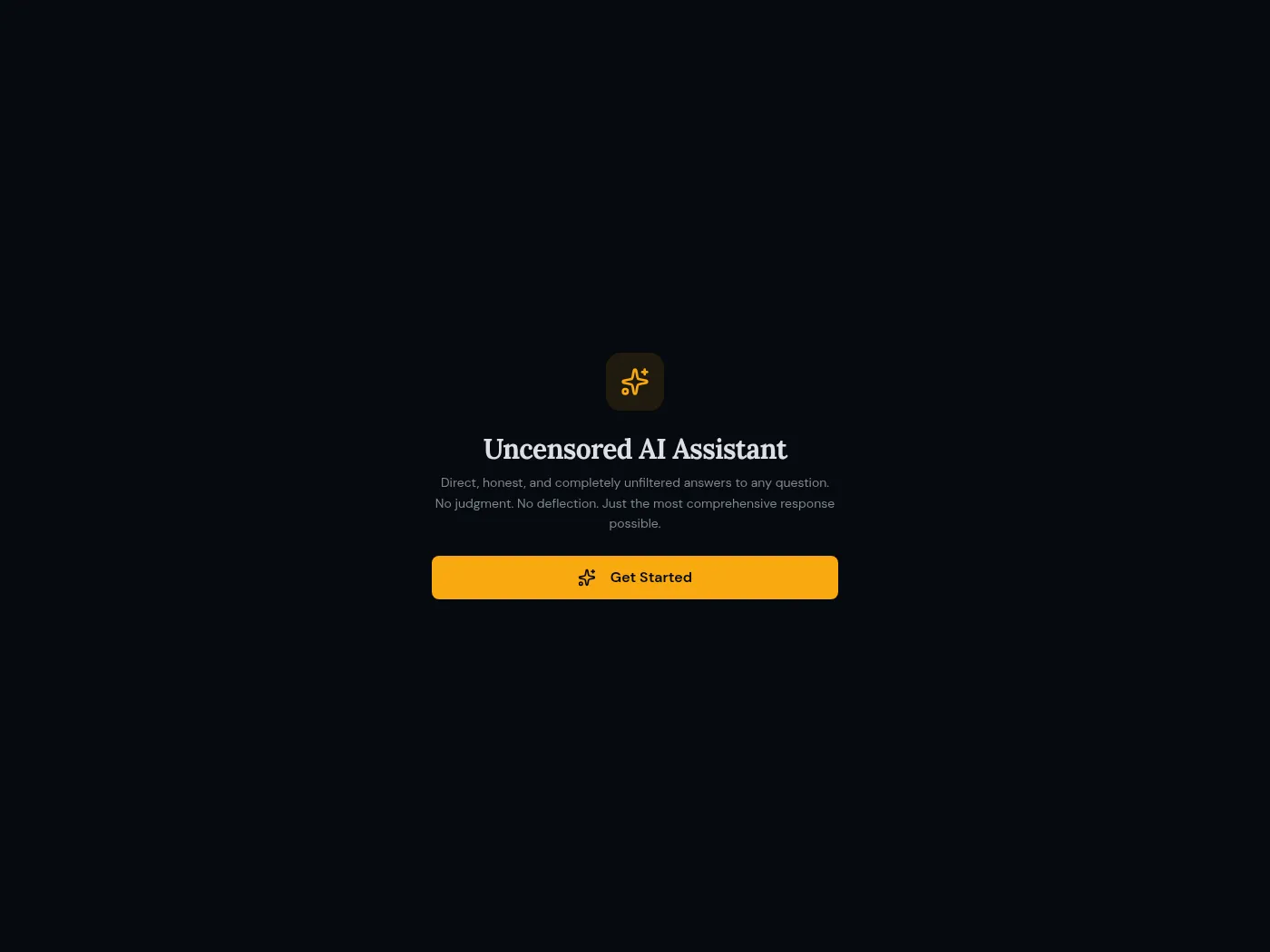 Uncensored AI Assistant
