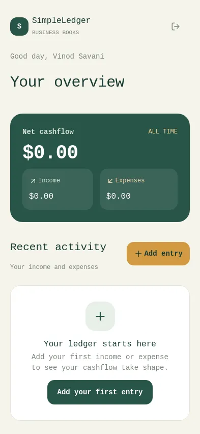 SimpleLedger Accounting