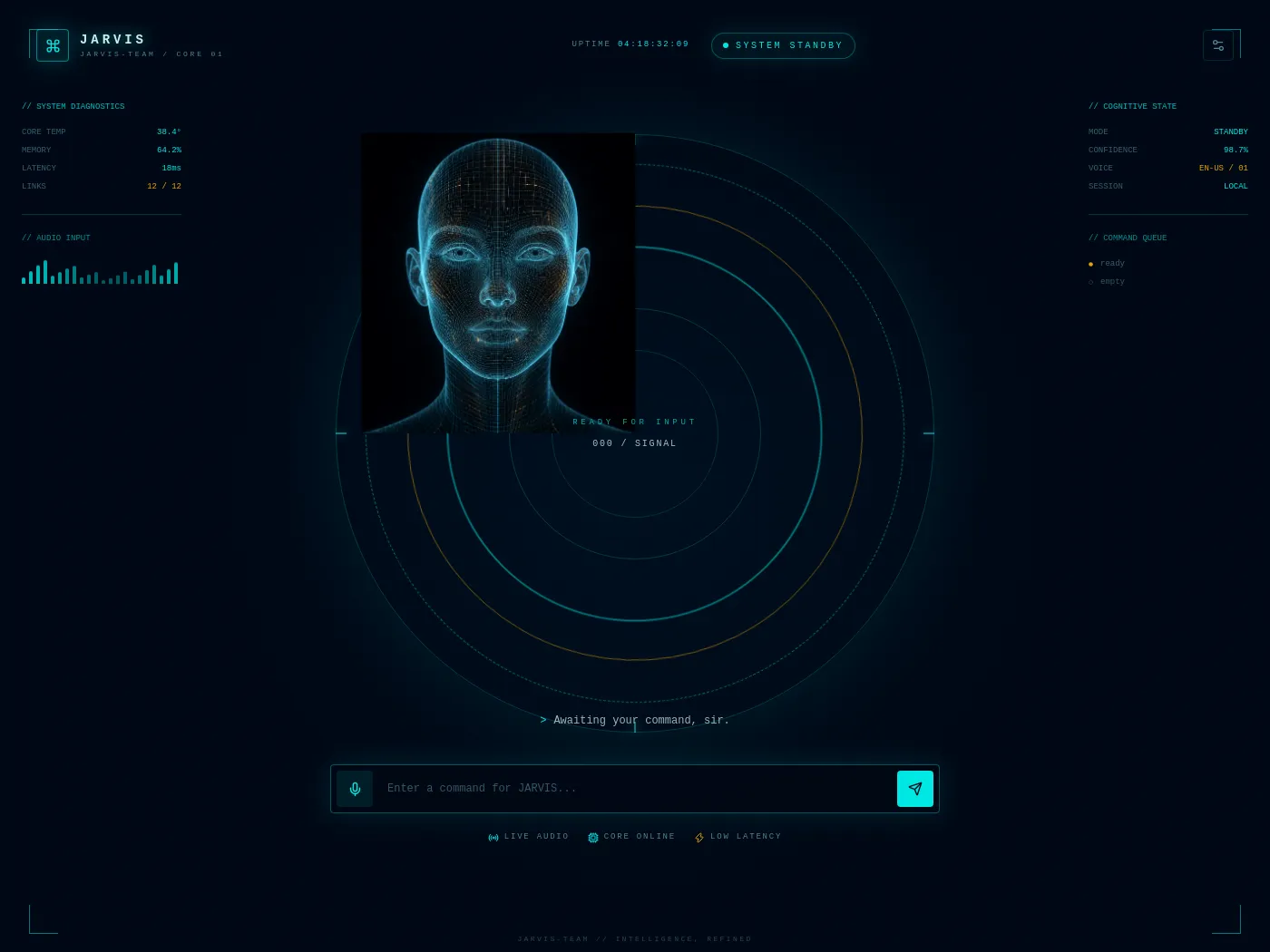 JARVIS AI HUD