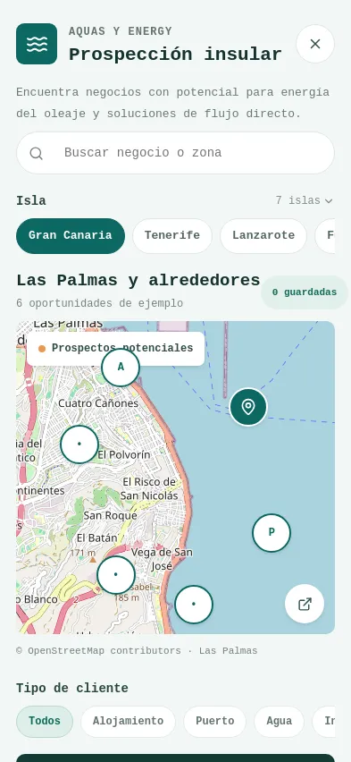 Aquas Energy Leads App