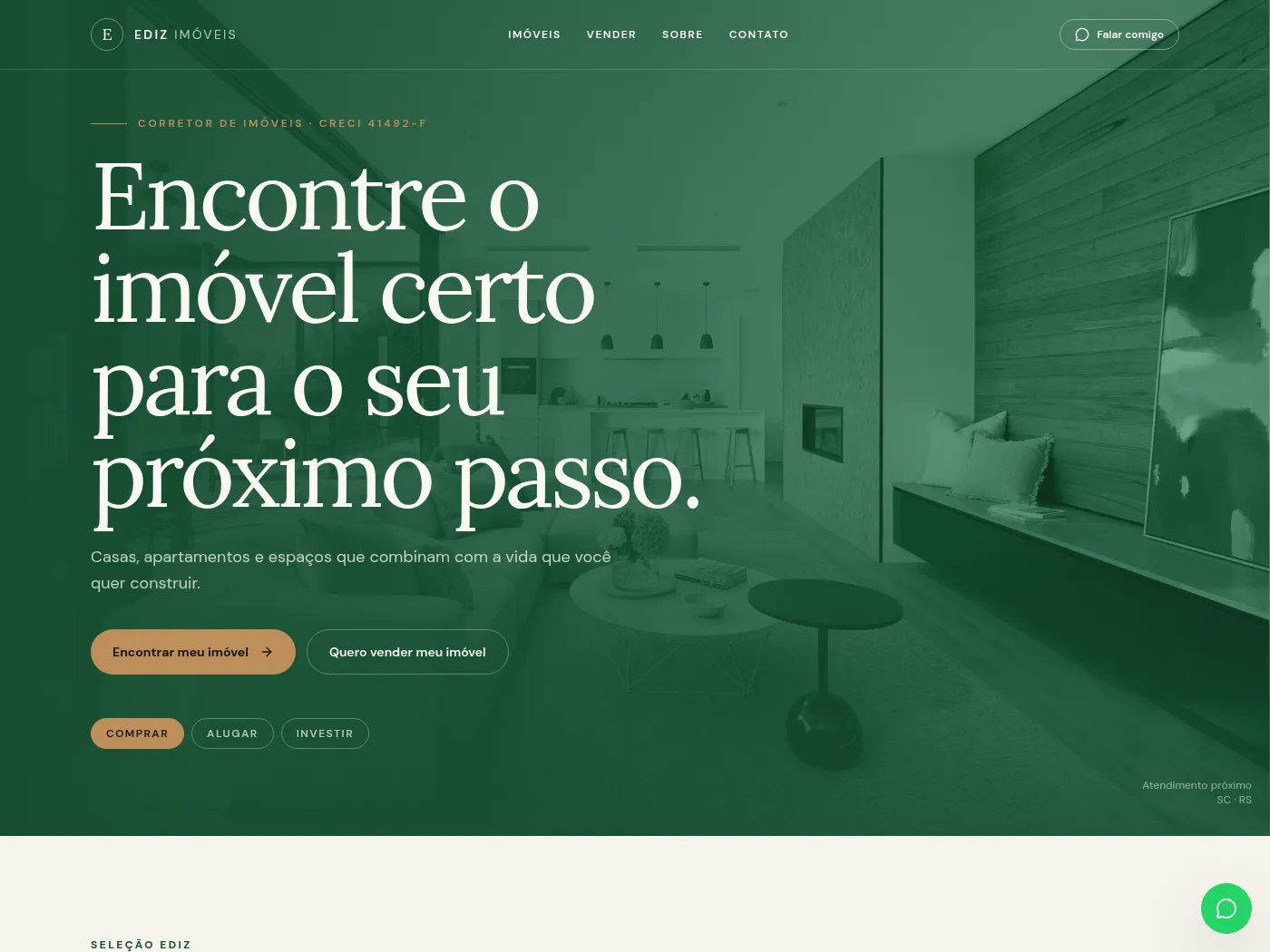 Ediz Imóveis Modern Website