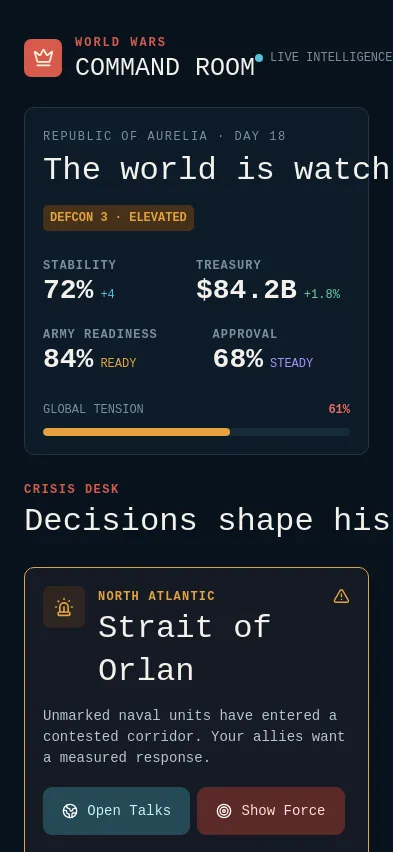 World Wars Simulator