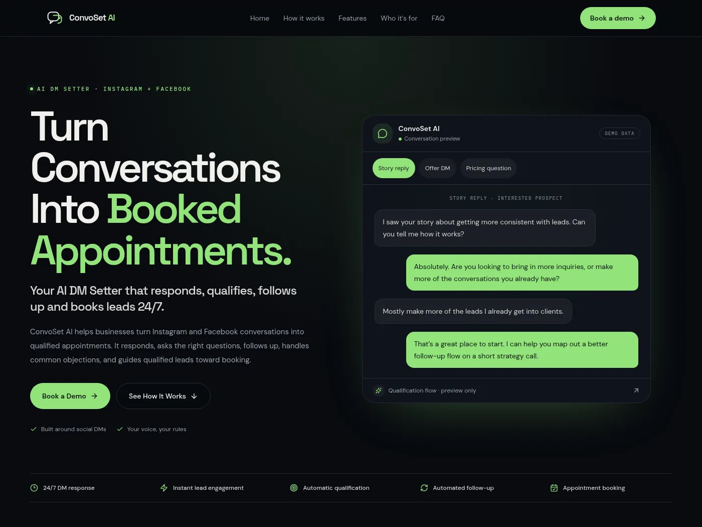 ConvoSet AI Website