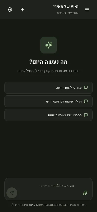 ה-AI של מאירי