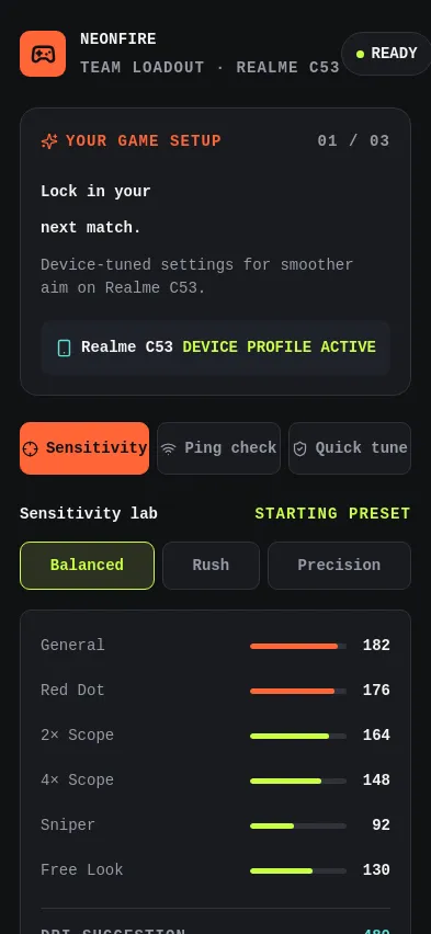 NeonFire Game Optimizer