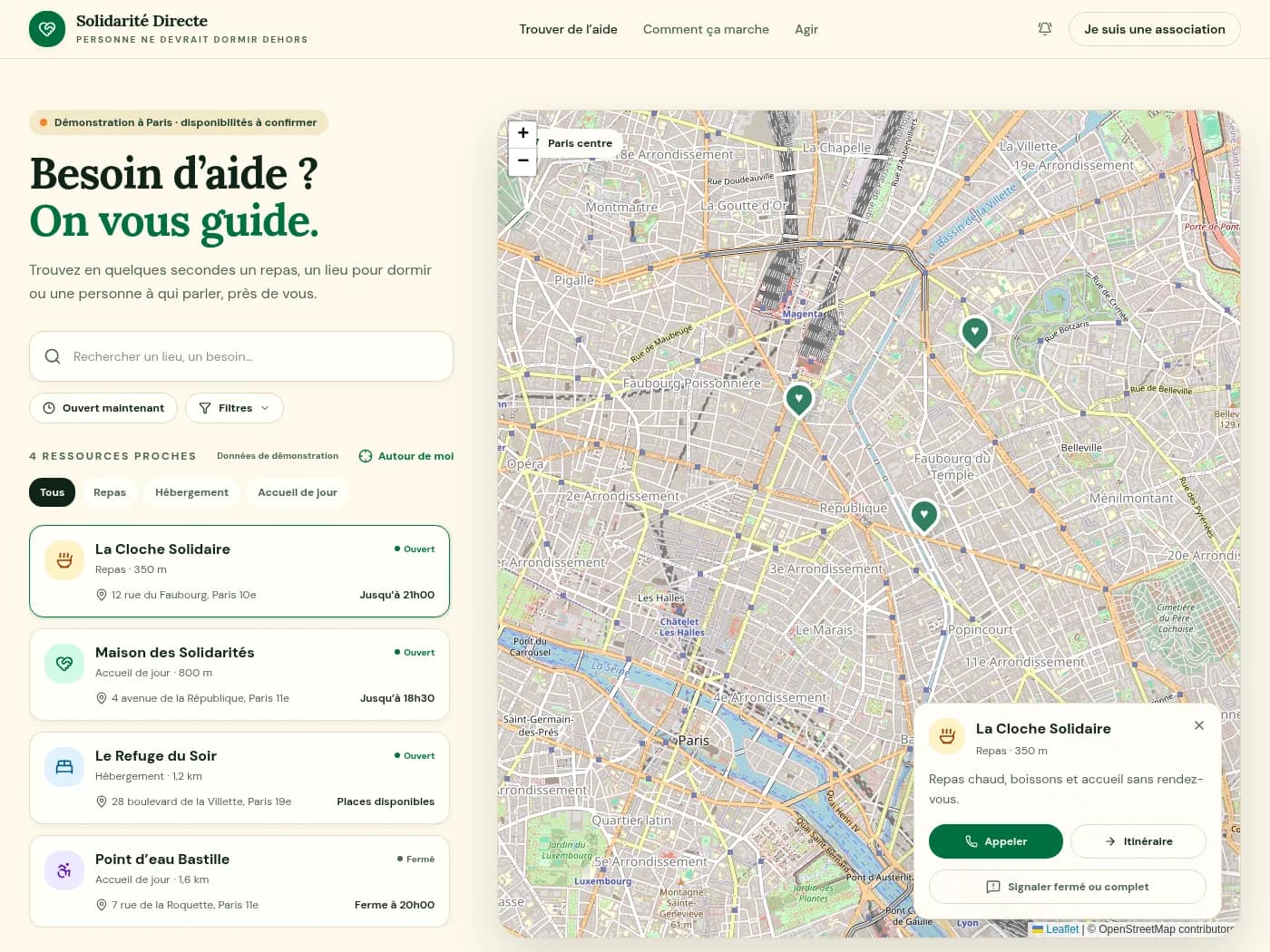 Solidarité Directe App