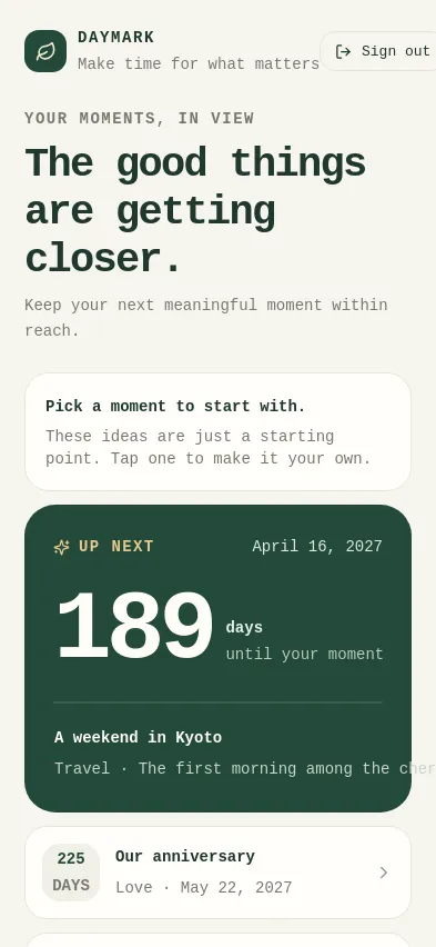 Event Countdown Tracker