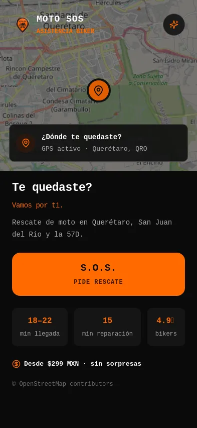 MOTO SOS Rescue App