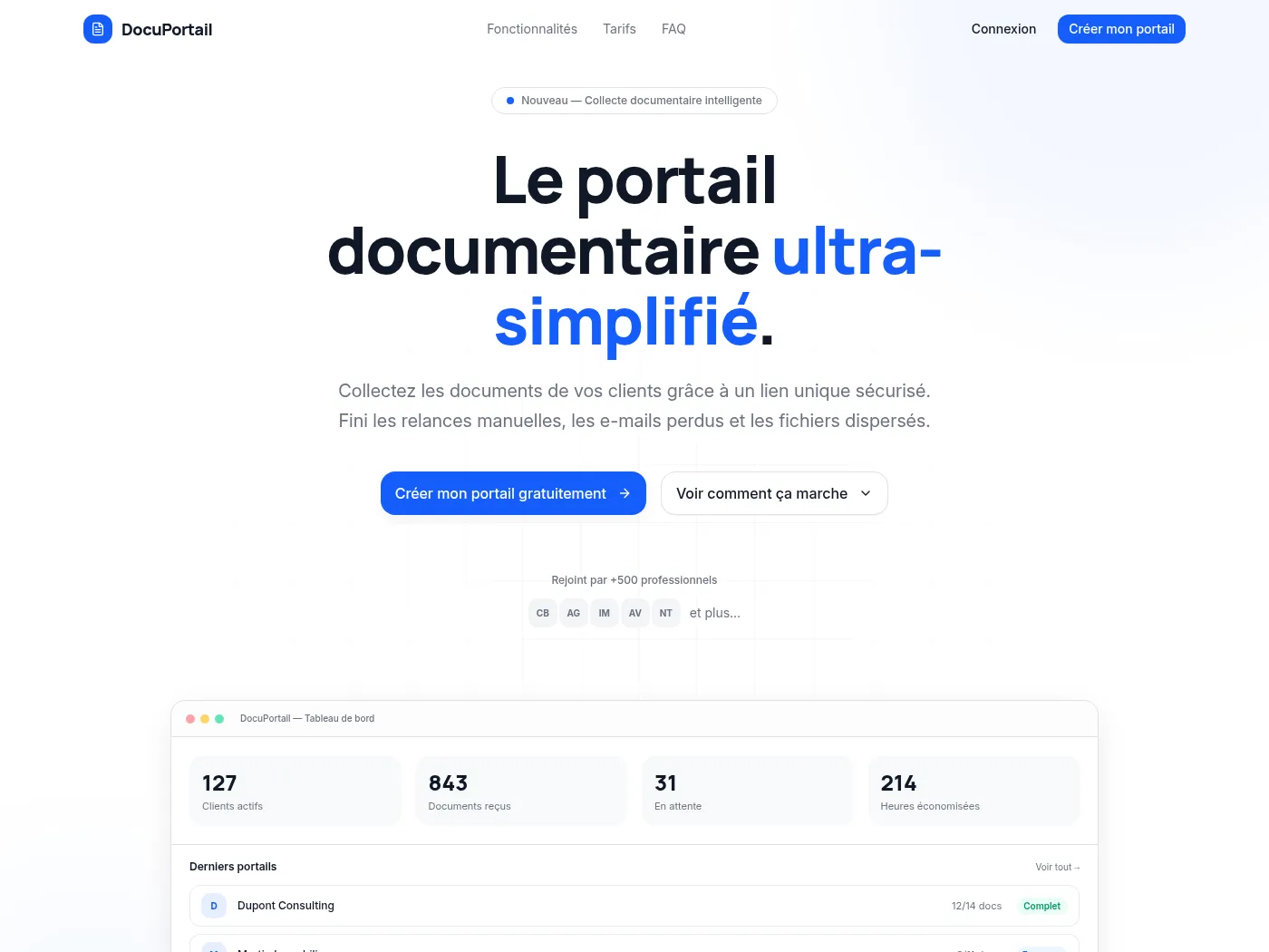 DocuPortail Ultra-Simplifié