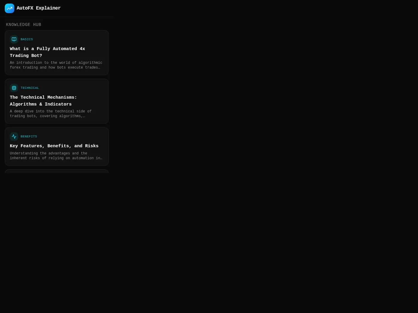 AutoFX Bot Explainer