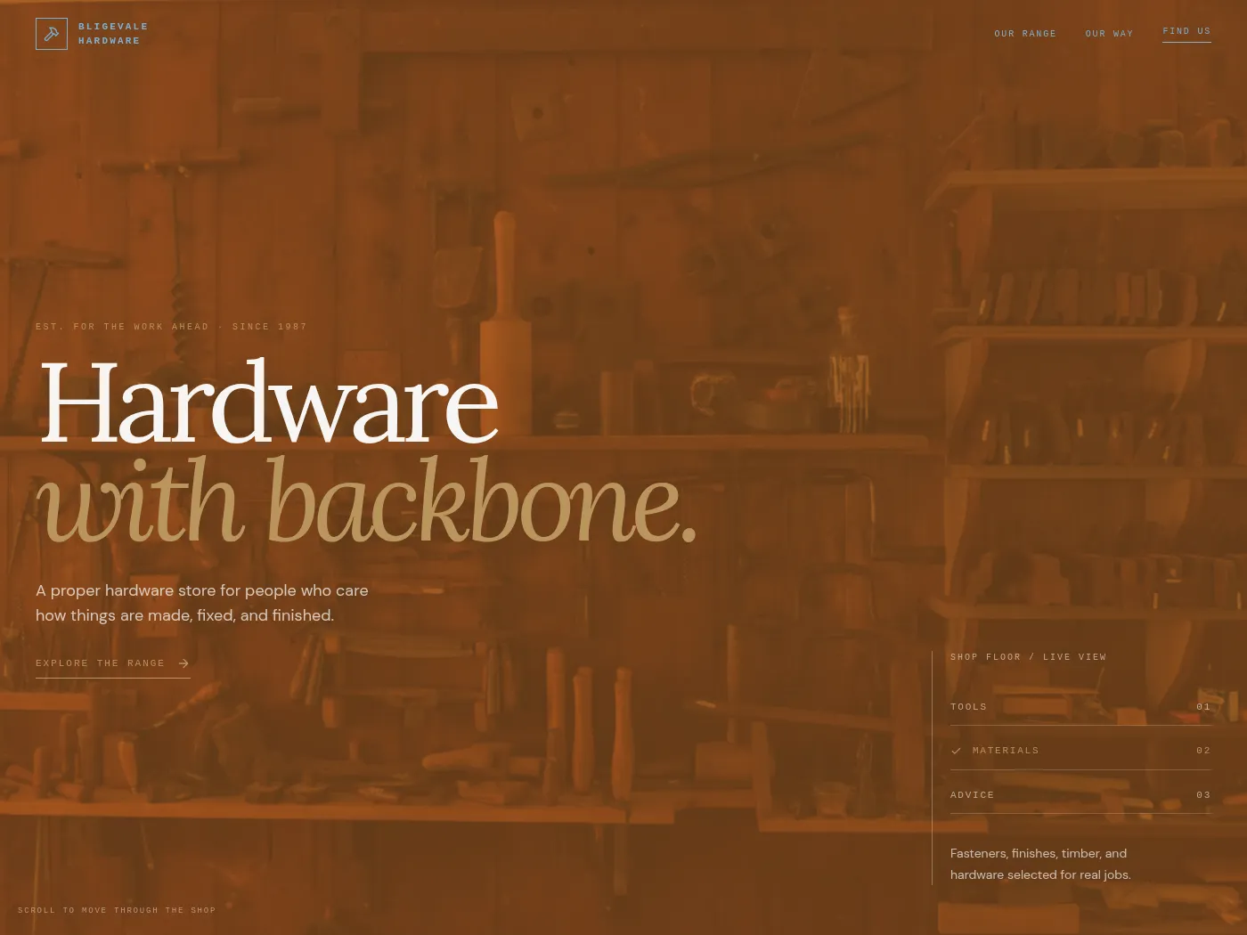 Bligevale Hardware Site