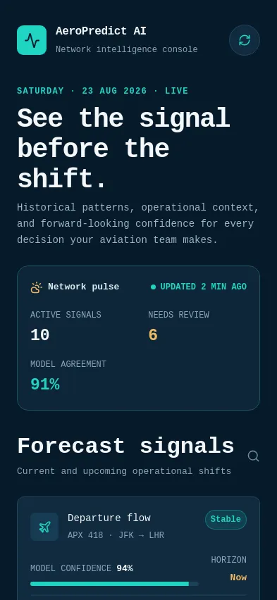 AeroPredict AI