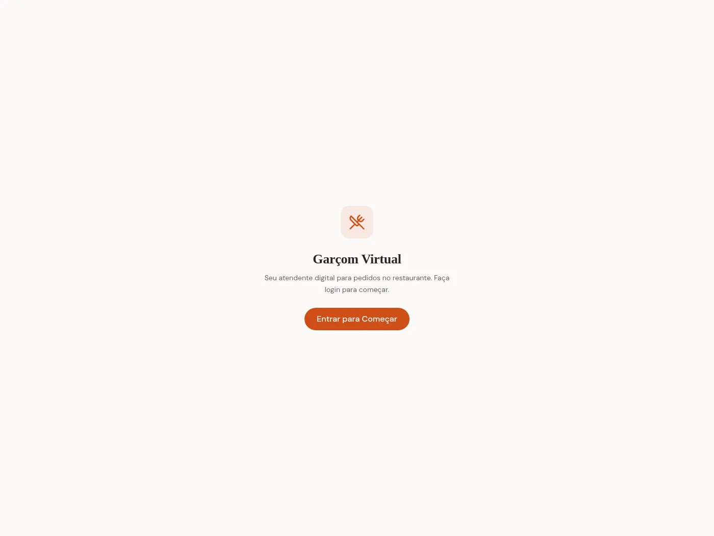 Garçom Virtual Assistant