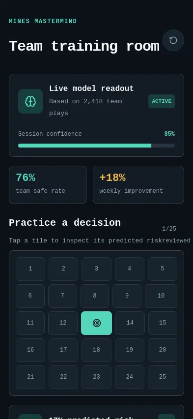 Mines Mastermind App
