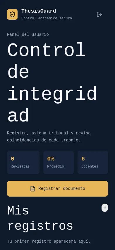 Control de Tesis