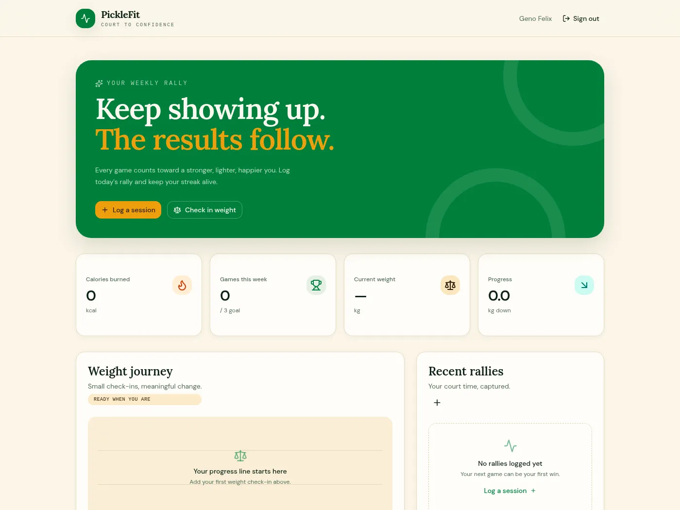 PickleFit Tracker